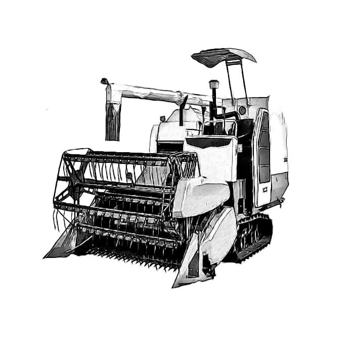 Corn Harvester - Harvesting & Hay Equipment - Agricultural & Farming ...