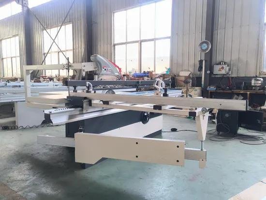 Electric Sliding Table Saw with Blade Tilt Panels - Altendorf Style