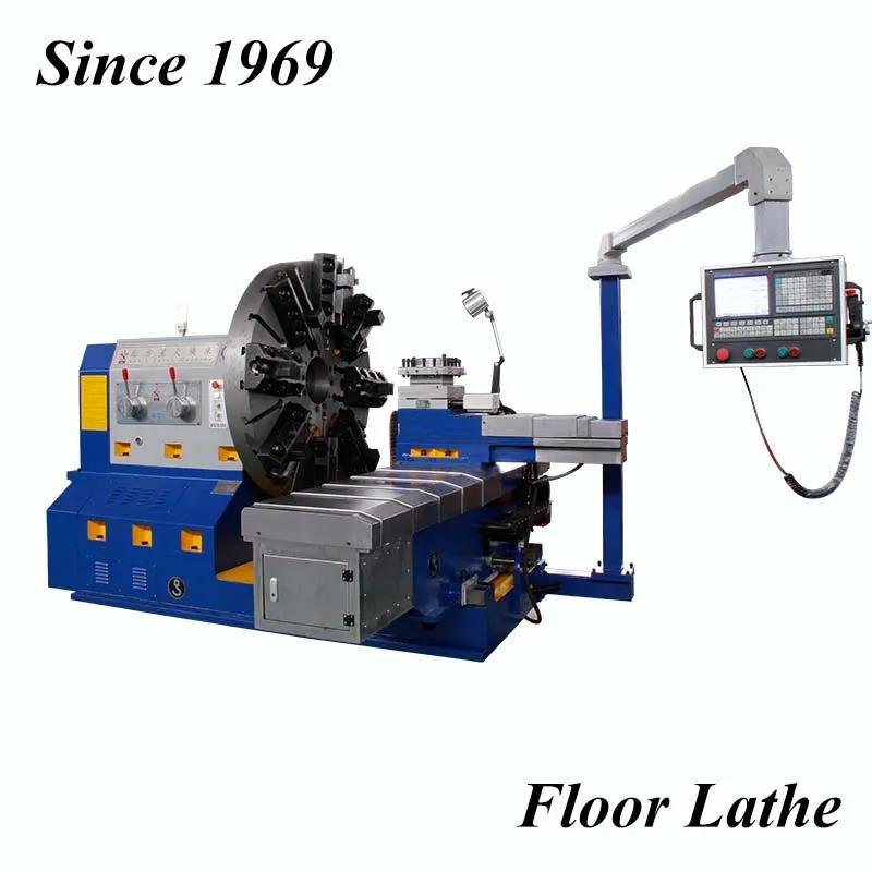 Special Designed Flange Turning Lathe with 8 Jaws Indepedent Chuck