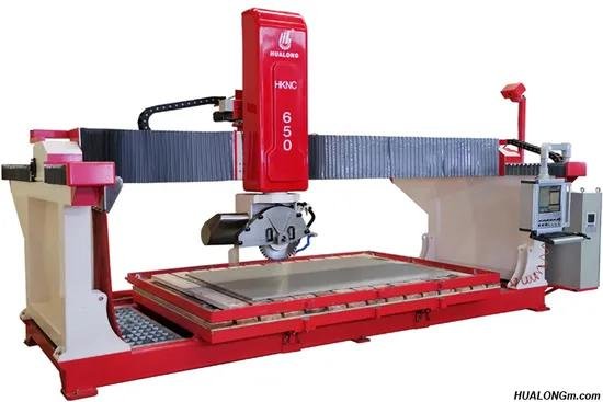 CNC Granite Saw Bridge Granite Tile Slab Countertop Cutting Saw Machine
