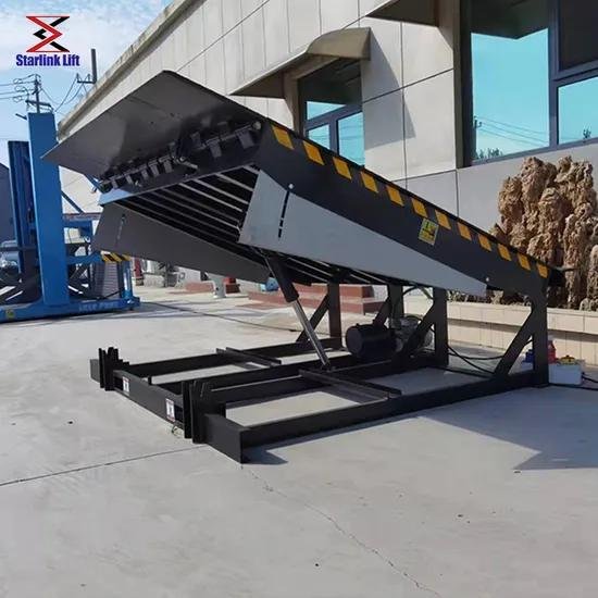 10t Hydraulic Electric Stationary Loading Yard Ramp Dock Leveler