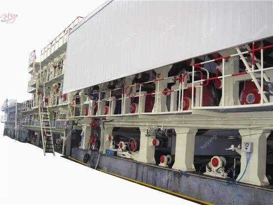 Waste Paper_ Carton Duplex Board Recycled Paper Making Machine