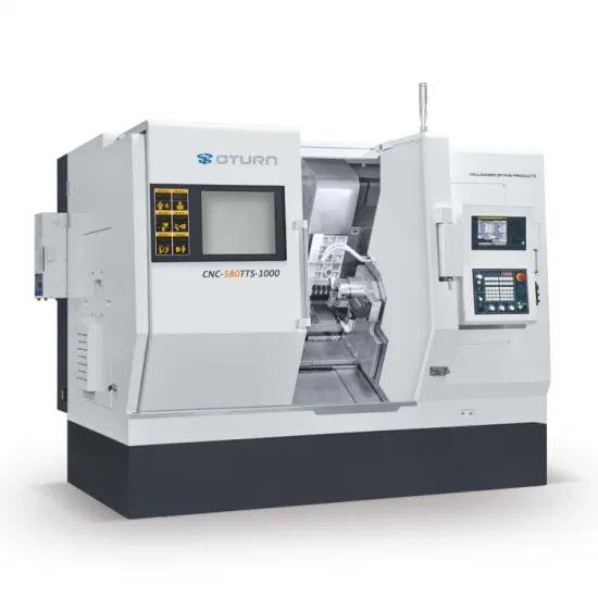 Oturncnc Heavy Duty Y-Axis Power Turret 580tts-1000 Double Twin Slant ...