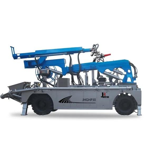 Jiuhe Brand 4X4 Drive Tunnel Construction Robotic Shotcrete Machine ...