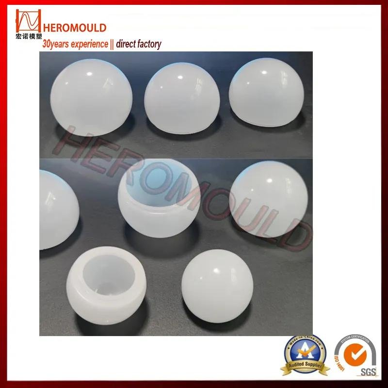 Plastic Injection & Blowing Moulds Plastic LED PC Spherical Lampshade ...
