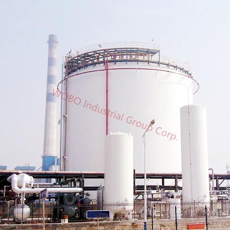 Lox Lin Lar LNG Storage Tank Vertical Flat Bottom Tank