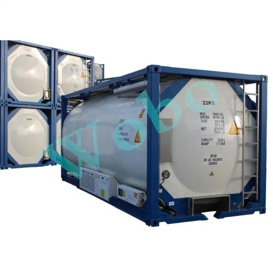 20FT-40FT Liquid Chlorine Helium Transport LPG ISO Tank with ASME ...