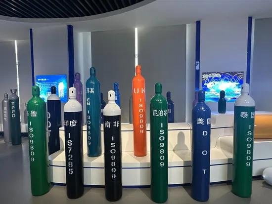 Industrial Chemical Storage Gas Cylinders Designed for Hazardous Materials