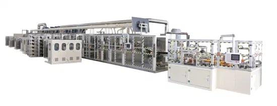 High Speed Baby-Dry Nappies Diapers Production Line
