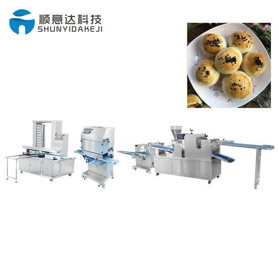 Fully Automatic Puff Pastry Making Machines Pastry Cream Filling ...