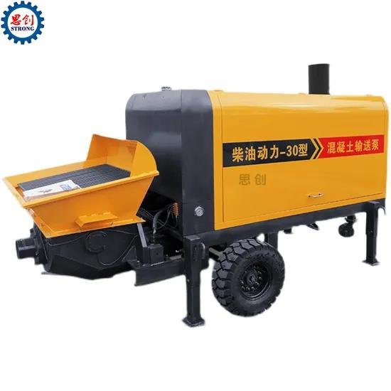 Small Portable Secondary Structure Column Diesel Pump Concrete Pump