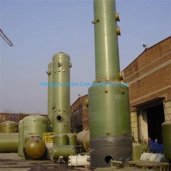 Fiberglass FRP Spraying Tower for Acid Alkali Cleaning FRP Tower Equipment