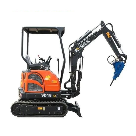 1.8t Backhoe Excavadora Mini Digger Excavator/Micro Digger/Small Digger ...