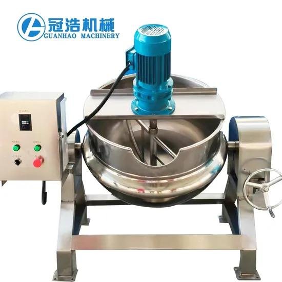 Cooking Jacketed Kettle/Industrial 100-600 Liters Meat Jam Cooker ...