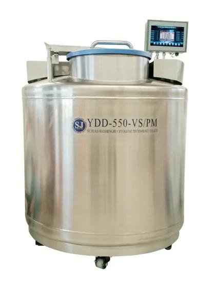 750L Stainless Steel Cryogenic Liquid Nitrogen Container Biological ...