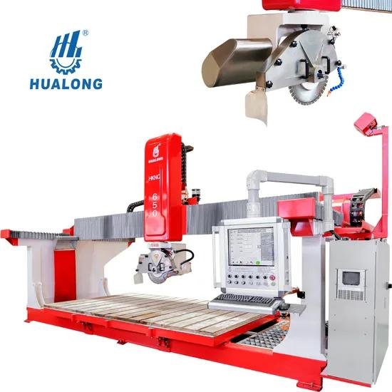 5 Axis Stone Machinery CNC Bridge Marble Cutter Stone Cutting Machine ...