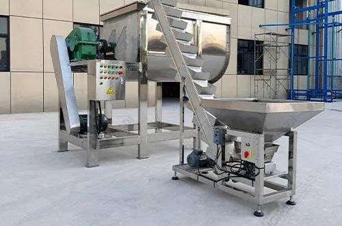 Industrial Helical Ribbon Agitator Mixer for Protein Powder Milk Tea ...