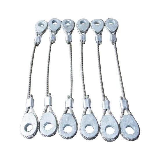 Wire Rope Sling with Open Wedge Socket