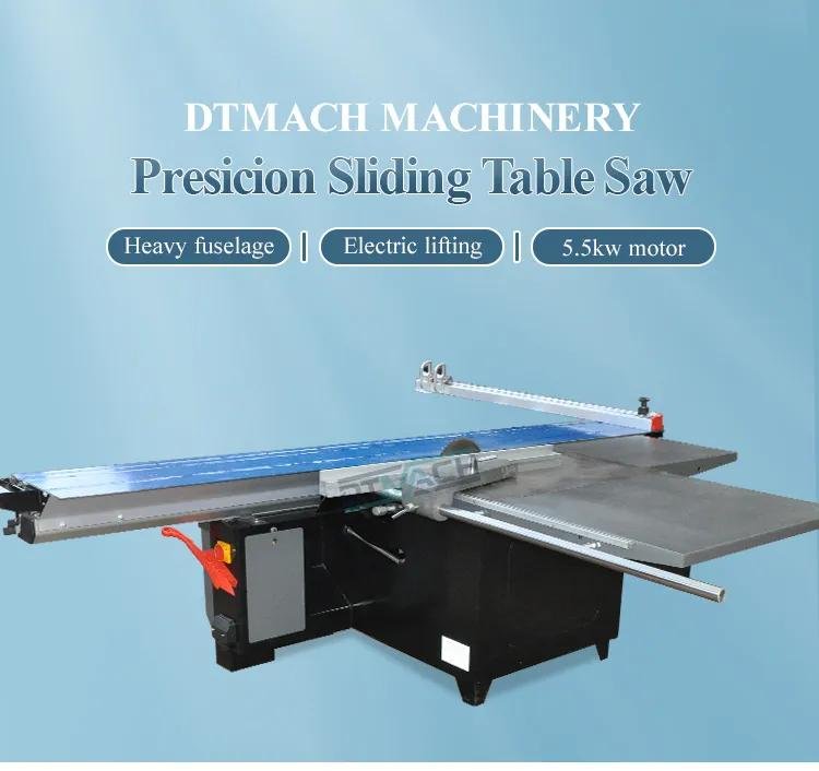 Woodworking Automatic Sliding Table Panel Saw Cut Wood Saw