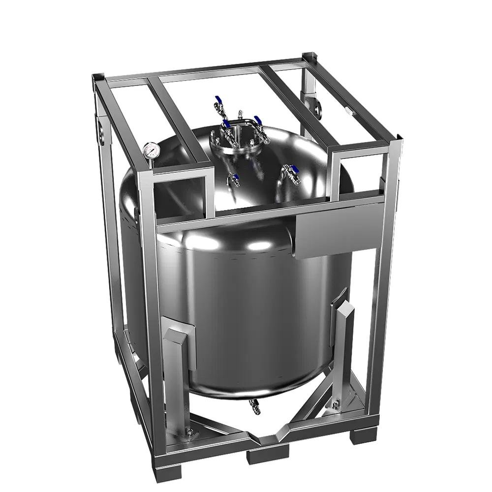 Special 200L Stainless Steel IBC Tank for Lithium Ion Battery Electrolyte