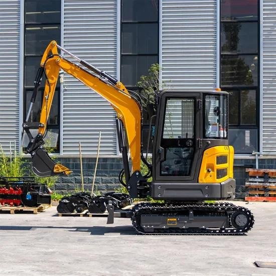 4000 Kg Small Digger with Warm Closed Cabin Swing Boom