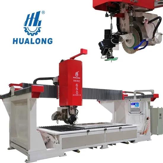 Hualong Water Jet Cutter Machinery 5 Axis CNC Bridge Sawjet Stone ...