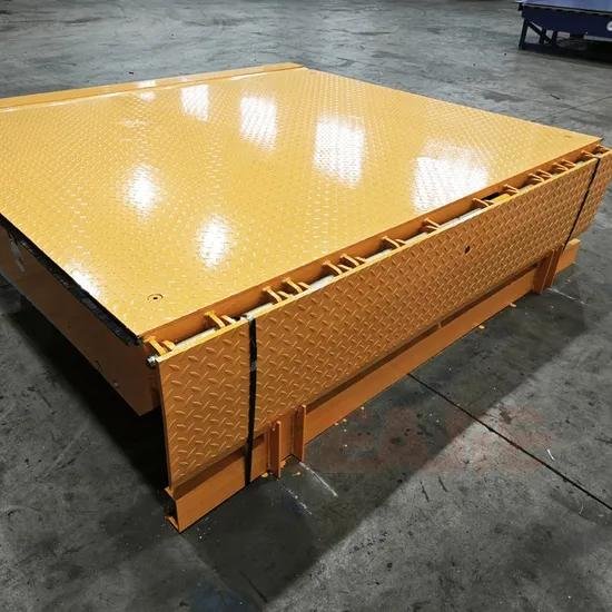 Hydraulic Fixed Container Loading Dock Leveler Uploading Ramp Hinged ...