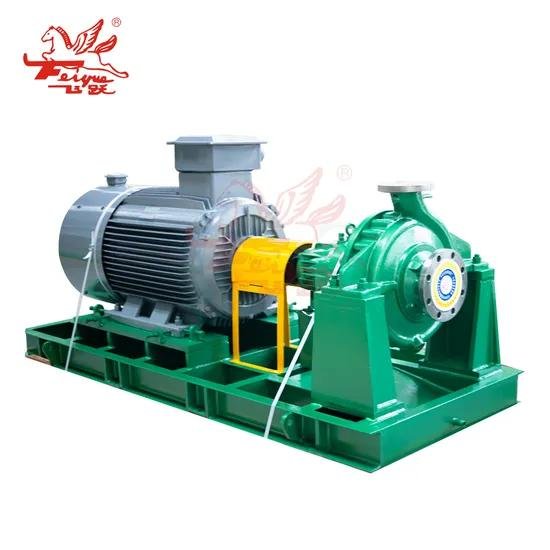 Fze Stainless Steel End Suction Oil Slurry Horizontal Centrifugal Pump