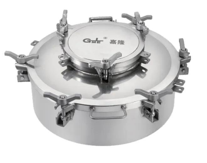 20 inch and 10inch Stainless Steel Manhole Cover for Tank Truck