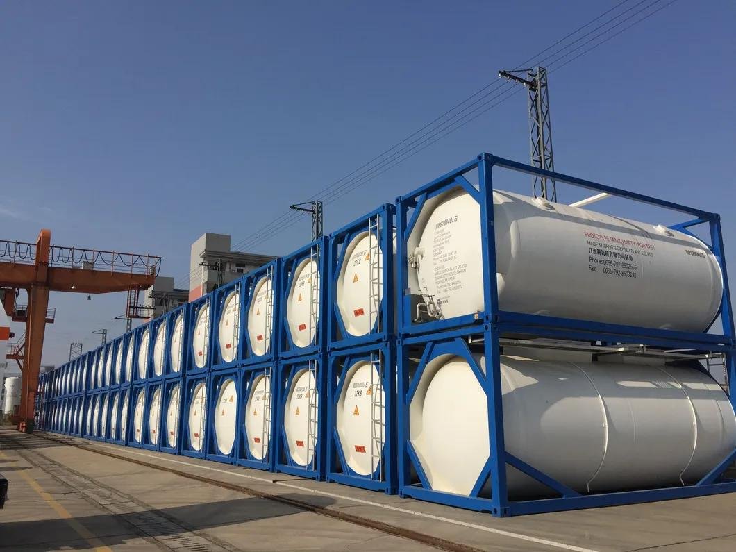 T75- T50 20FT- 40FT LNG ISO Tanks Liquid Oxygen Nitrogen Argon CO2 N2o ...