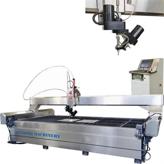 Hualong 5 Axis Waterjet High Pressure for Granite Glass Waterjet Cutter ...