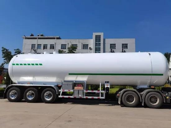 52m3 LPG Road Tanker for Propane Butane Gas Semi-Trailer Truck ...