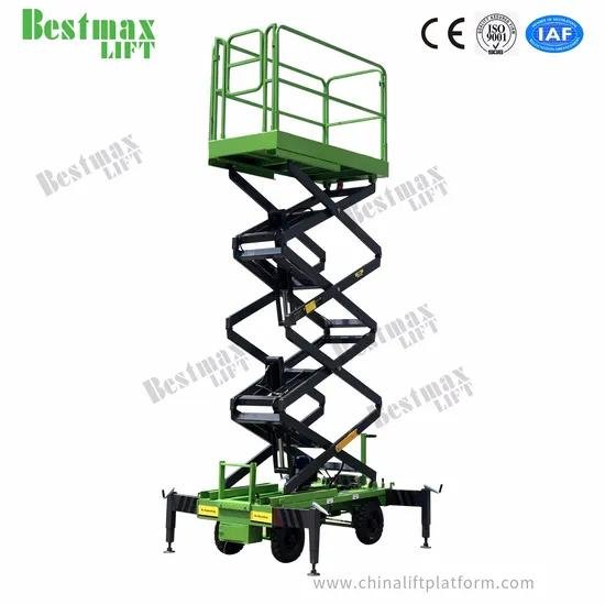 6m Platform Height 1000kg Load Semi Electric Lift Table