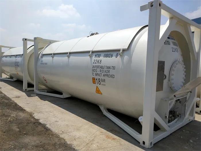 20FT T50 Propane LPG Tank Container Methyl Chloride- Vinyl Chloride ...