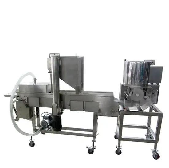 Chicken Breaded Complete Chicken Nuggets Forming Making Battering Machine