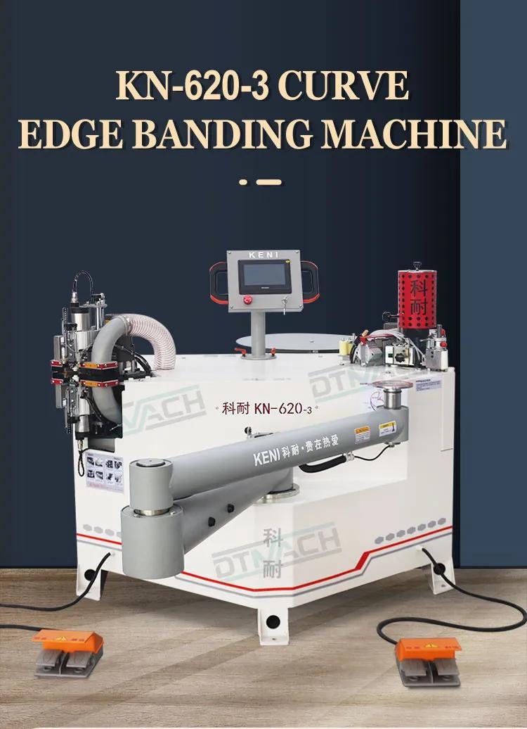 Automatic Wood Curve and Straight Line Edge Banding Machine EVA Glue