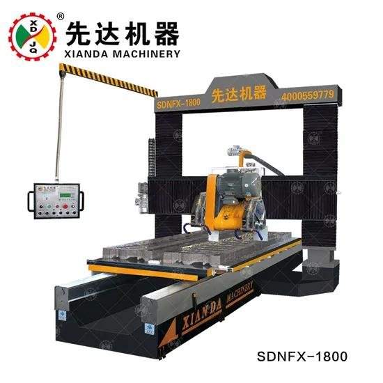 Stone Lathe Machine PLC CNC Granite Marble Profiling for Skirting ...