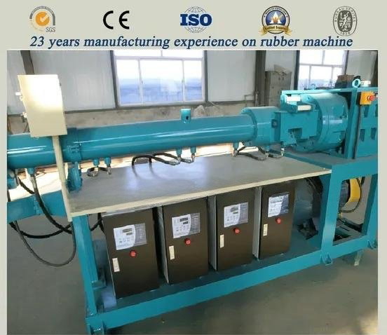 Cold Feed Rubber Extruder 150mm/ Rubber Vacuum Extruder Machine / 90mm ...