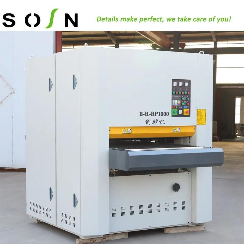 Wide Belt Sander Sanding Machine with Planer for 4x8 Board