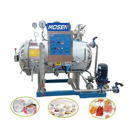 Industrial Continuous Counter Back Food Autoclave Sterilizer Retort ...