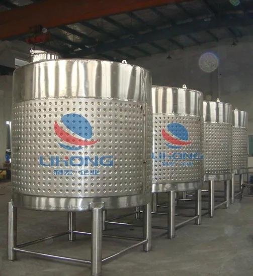 Stainless Steel Conical Wine Storage Kettle with Side Manhole